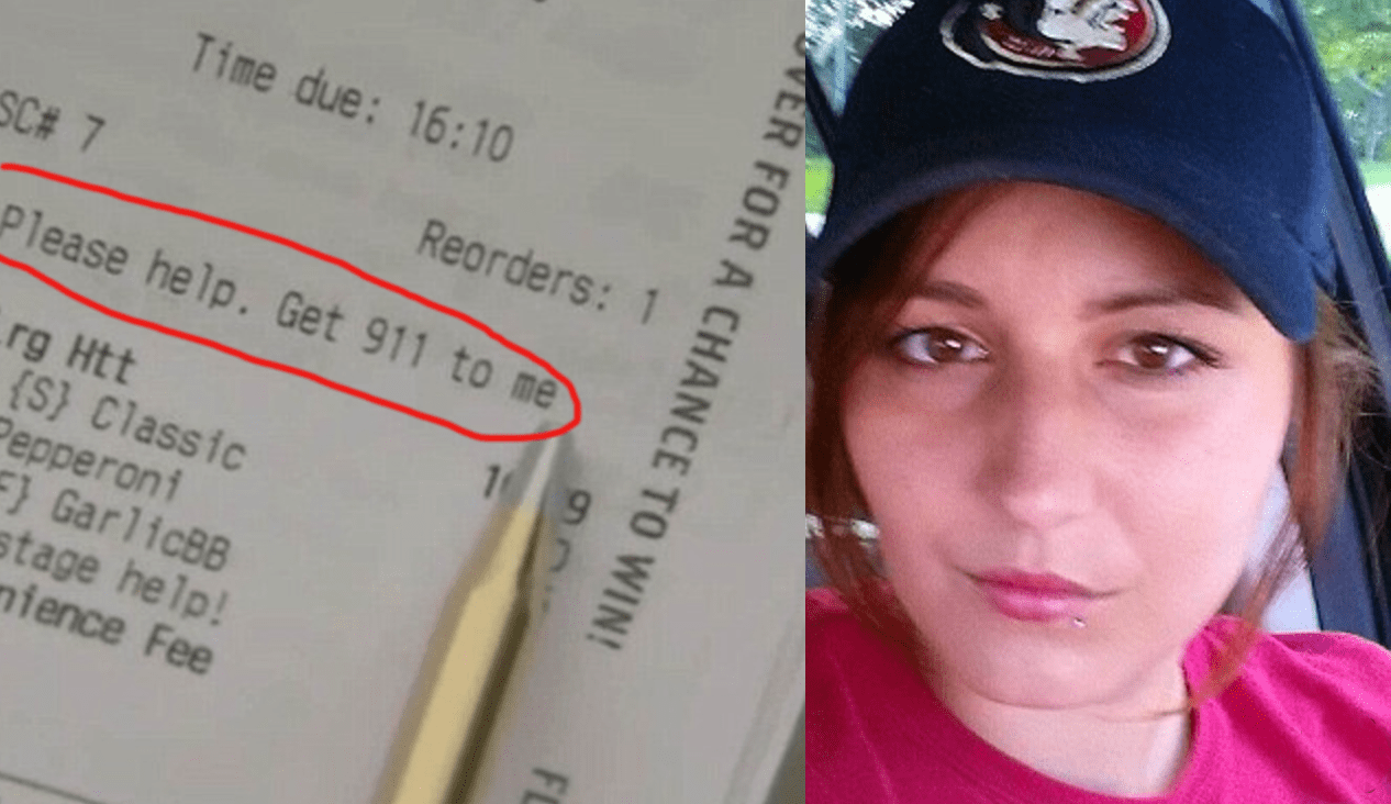 Una orden de pizza salvó milagrosamente la vida a esta madre con sus ...